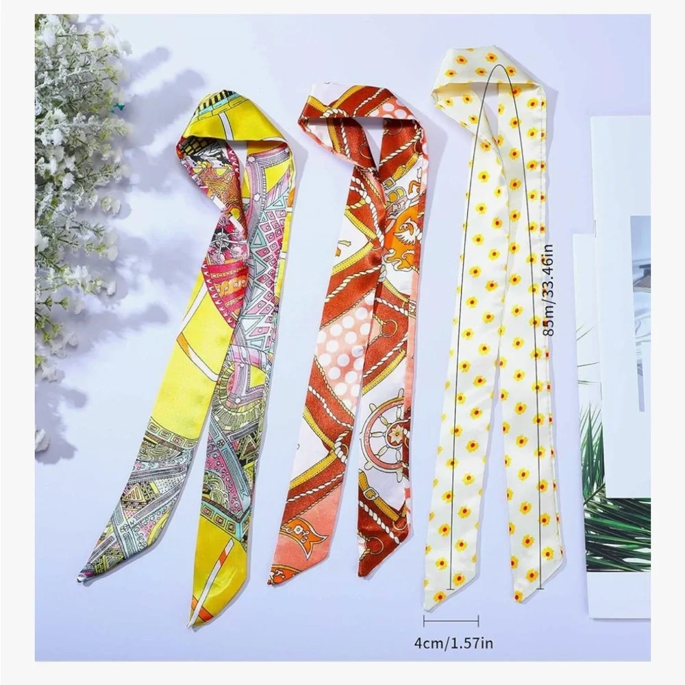 Handepo | Accessories | 4 For Colorful Patterned Purse And Hat Ties ...